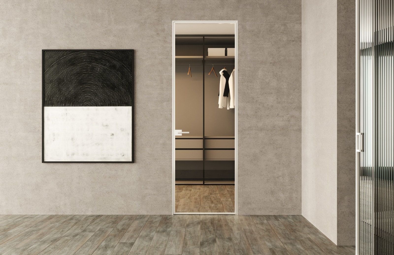 Flush and Framed Door